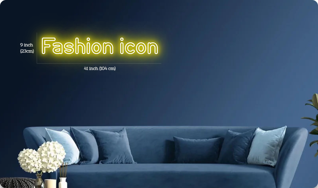 Fashion icon Customized Neon Sign - NEOGON